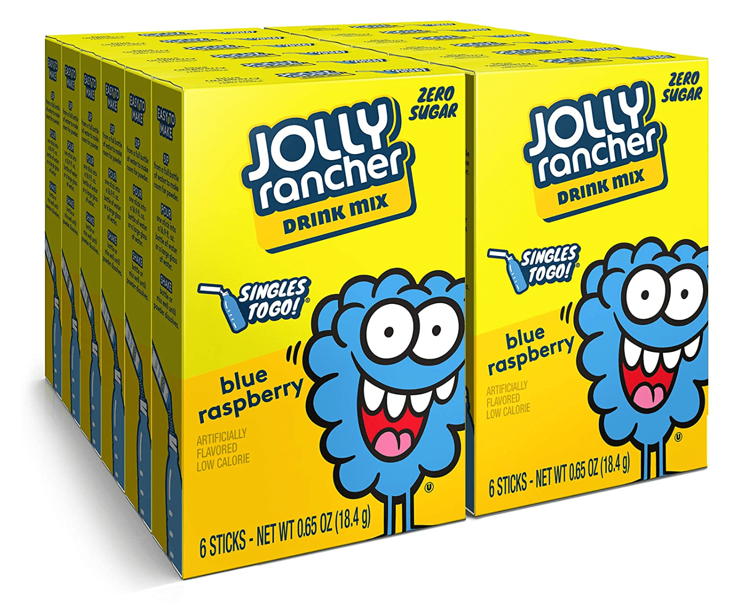 Box - Drink Mix - Jolly Rancher - Blue Raspberry (6 Pack) x 12 units ...