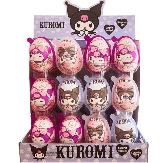 (S9-02) Box - TURKEY - KUROMI - JOY EGG 17.5g x 24 units | SugarMarket.ca
